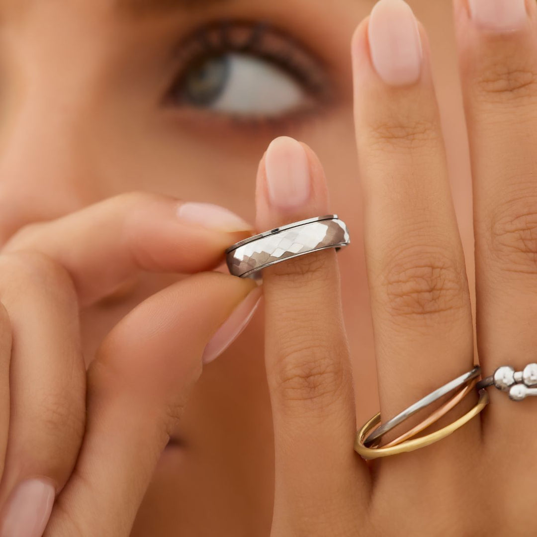 silver fidget jewellery – Calm Collective